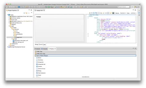 Ibm Mobilefirst Ibm Worklight 6001 Jquery Palette Does Not Show