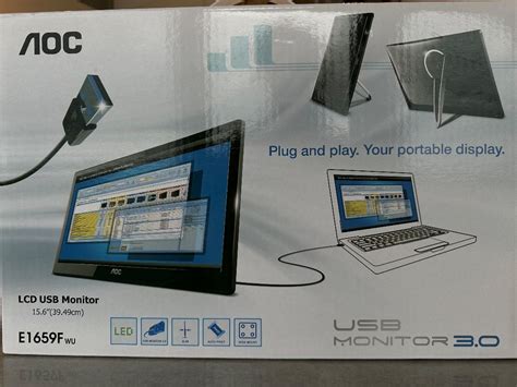 AOC LCD USB Monitor E F Computers Tech Office Business Technology On Carousell