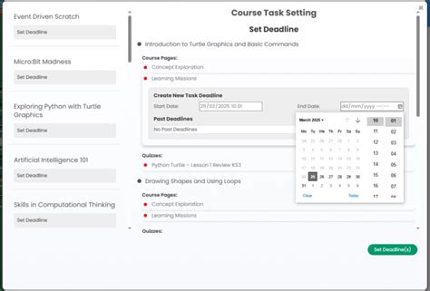 Setting And Scheduling Unit Tasks CSUK Academy