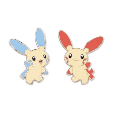Plusle And Minun Pokémon Pins 2 Pack Pokémon Center Australia Official Site