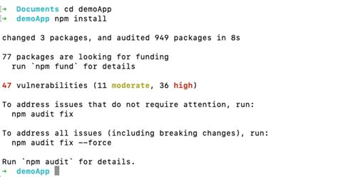 Npm Install High Severity Issues React Native Issue Facebook React Native GitHub