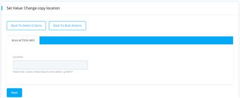 Bulk Actions Librarika Manual