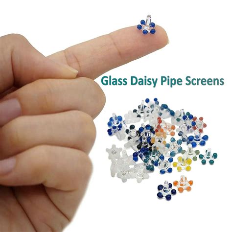 Glass Daisy Pipe Screens Glass Screens For Smoking Pipe Smoking Tube