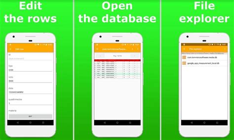 Новые приложения для Android Sqlite Database Editor — бесплатный инструмент для работы с базами