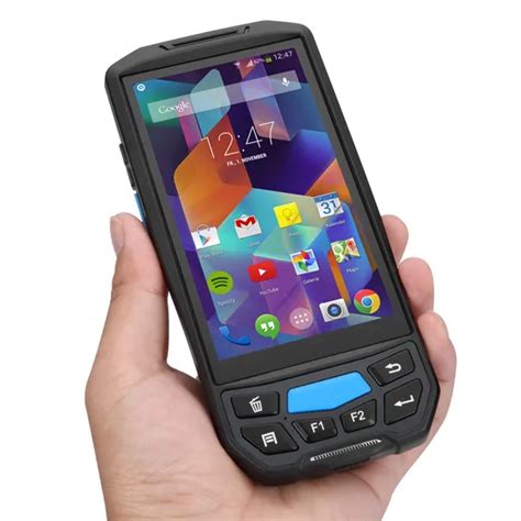Portable Industrial Android Pda Rfid Reader Barcode Scanner With Display Pda And Android Pda