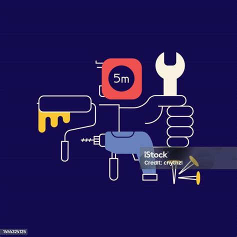 라인 아이콘이 있는 주택 수리 관련 디자인 유지 보수 개조 주택 개량 건설 산업에 대한 스톡 벡터 아트 및 기타 이미지 건설