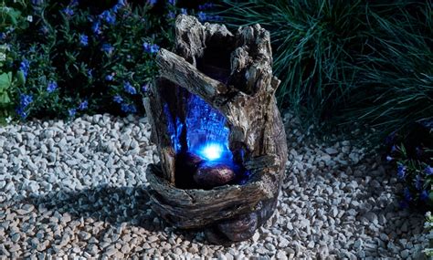 Tree Trunk Water Feature In Choice Of Design Groupon