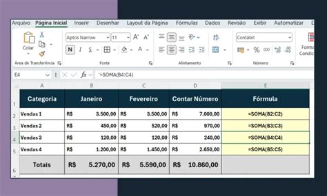 Como Usar A Função Soma No Excel Tudo Excel