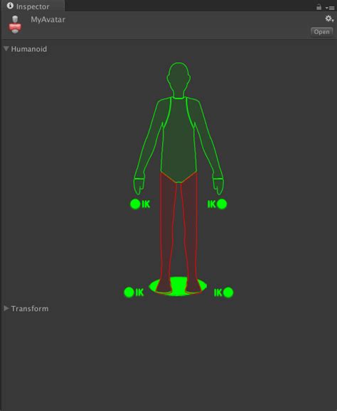 how to animate specific body parts using avatar mask