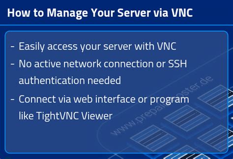 How Do I Connect Via Vnc Prepaid Hoster Faq