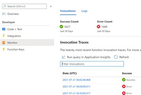 Azure Function Log That Is Older Than 20 Days Stack Overflow