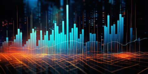 Premium AI Image Growth Graph Chart Generative Ai