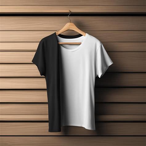 3d White T Shirt Mockup Illustrator Realistic Image Premium Ai