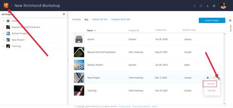 missing archived filter autodesk community