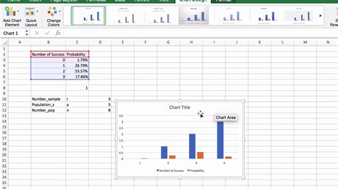 Hypergeometric Distributions Using Excel 2 Youtube