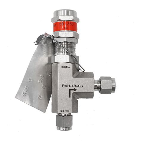 Rvh卡套安全阀 弹簧微启式安全阀 乐清市恒创自动化有限公司 乐清市恒创自动化有限公司专业生产不锈钢安全阀、不锈钢阀门、不锈钢快速接头等为主，气管等为配套。