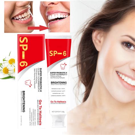 Toothpaste White Teeth Probiotic Whitening Toothpaste Toothpaste Whitening Toothpaste Without