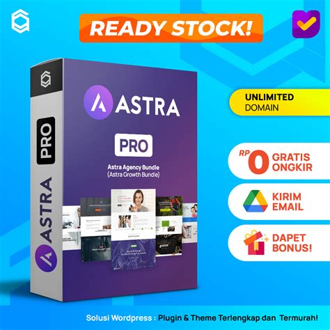 Jual Astra Wordpress Theme Addons Plugin Starter Templates Astra Agency Bundle Lifetime