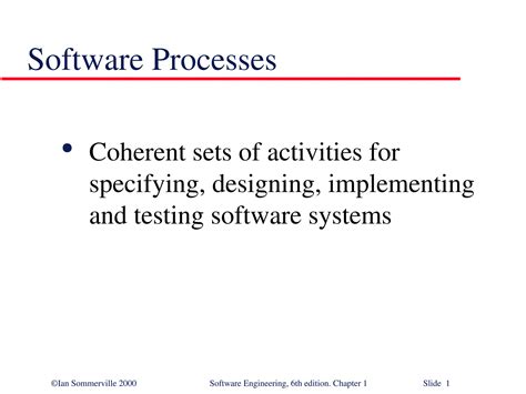 Software Process Models In Software Engineering Ppt