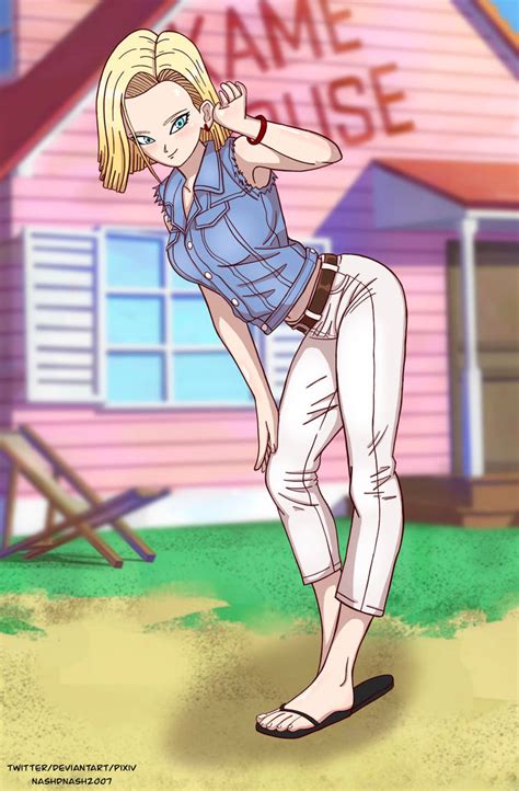 Android 18 Island Outfit 2 By Nashdnash2007 On Deviantart