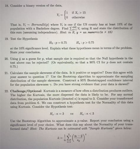 Solved Statistical Inference Points Use The Chegg