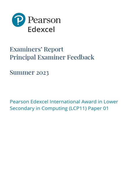 ilowersecondary computing examiners report paper 1 jun 2023 pdf