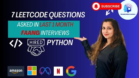 🔥crack Faang Interviews 7 Leetcode Questions Asked In Last 1 Month🚀