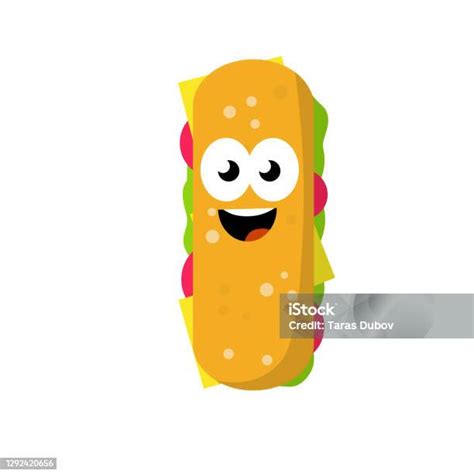 재미있는 얼굴샌드위치 길거리 음식과 패스트 푸드 요소 건강에 좋지 않은 음식에 대한 스톡 벡터 아트 및 기타 이미지 건강에 좋지 않은 음식 건강한 식생활 고기