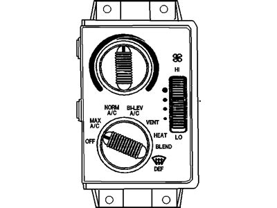 Chevrolet S10 Ac Switch Guaranteed Genuine Chevrolet Parts