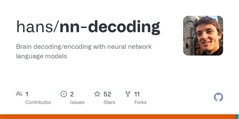 Github Hansnn Decoding Brain Decodingencoding With Neural Network