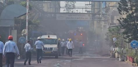 Fire Causes Chaos At Vapi Gidc Company આગ વાપી Gidcની કંપનીમાં આગથી અફરાતફરી Vapi News