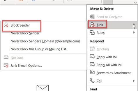 How To Block Sender In Outlook Online