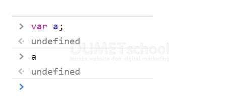 Penjelasan Null Dan Undefined Di Dalam Javascript Kursus Web Design