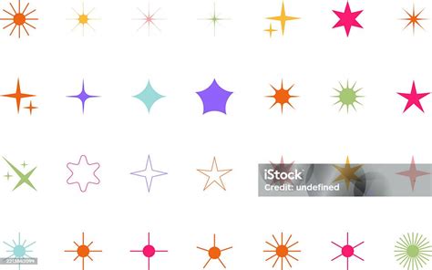 트렌디한 추상적인 기하학적 모양 세트 다채로운 펑키 프레임 라벨 및 디자인 요소는 레트로 모던 902000 년대 스타일입니다 꽃 별 파도 심장 원 나선 포스터 디자인 스티커