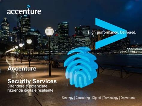 Security Technology Vision 2016 Accenture Italia Ppt