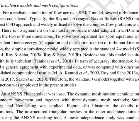 A A Symmetry Computational Domain For Two Dimensional CFD Analyses Download Scientific