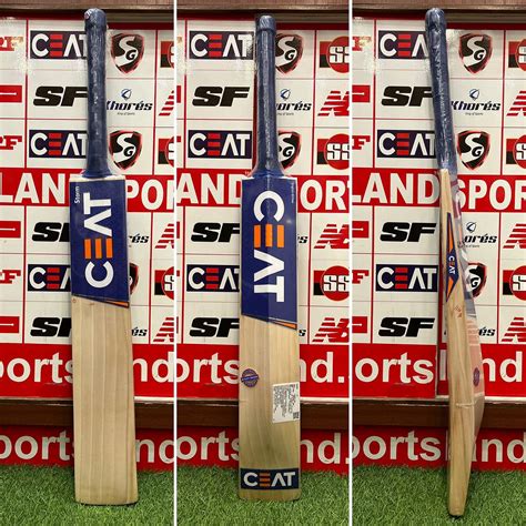 Ceat Striker English Willow Cricket Bat Sports Land