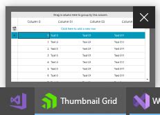 Thumbnail Buttons Taskbar Manager Telerik UI For WinForms