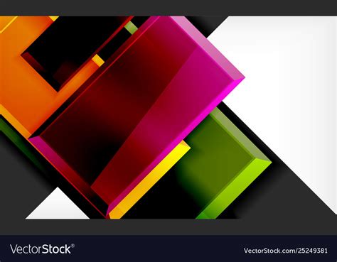Colorful Square And Rectangle Blocks Background Vector Image Colorful Square And Rectangle Blocks Background Vector Image