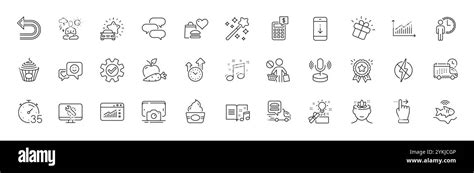 musical note timer and scroll down line icons for web app printing