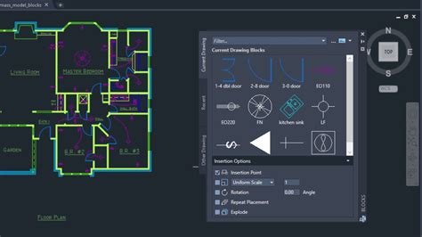 Whats New In Autocad 2020 Blocks Palette Autocad Blogs Autocad Forums