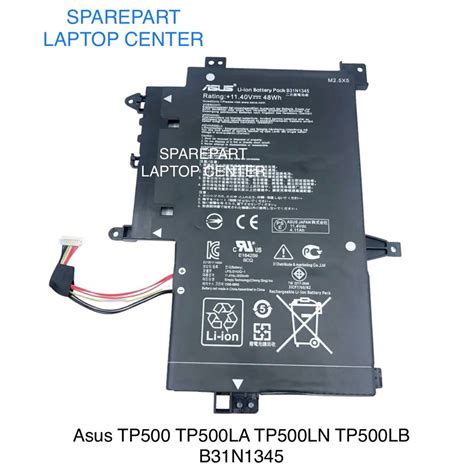 Jual Baterai Laptop Asus Tp500l Tp500la Tp500ln B31n1345 Shopee Indonesia