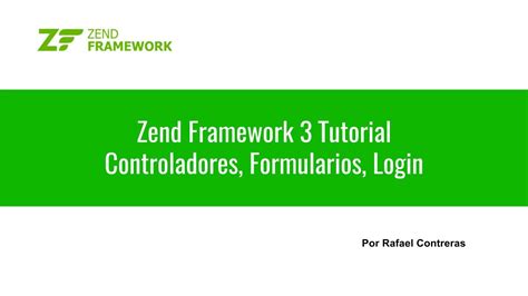 Zend Framework 3 Tutorial 04 Controladores Formularios Login Youtube