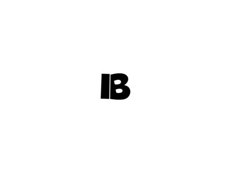 Ib Minimalist Logo Design Premium Ai Generated Vector