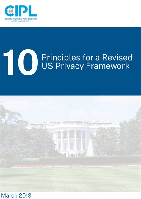 Us Privacy Framework Centre For Information Policy Leadership