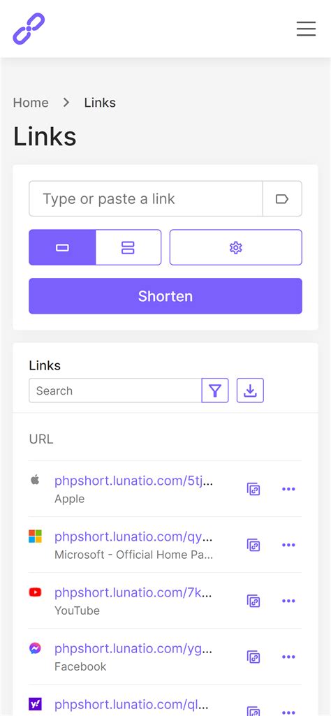 Phpshort Url Shortener Software Lunatio