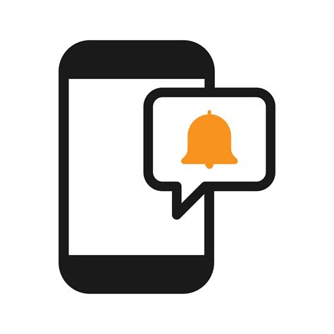 Phone With Notification Alert Message On Smartphone Screen New Notification Arrived