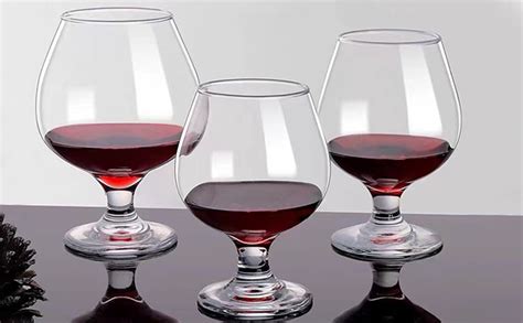 Ufrount Brandy Wine Glasses Set Of 12clear Glass Brandy