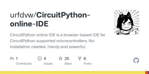 GitHub Urfdvw CircuitPython Online IDE CircuitPython Online IDE Is A