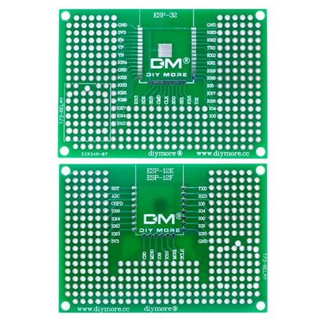 Макетная плата для Esp 32 и Esp 12 5x7 см 300 точек купить в Москве с доставкой по России и СНГ